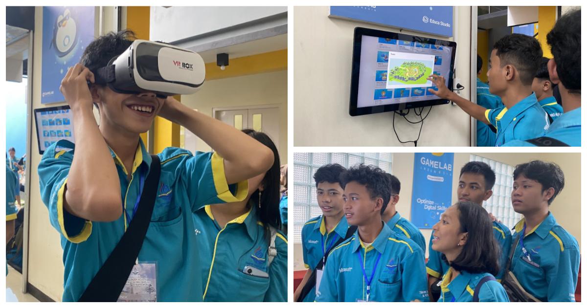 SMK TI Bali Global Badung Kunjungi GAMELAB untuk Eksplorasi Dunia VR, Animasi, dan Industri ...